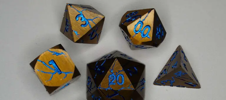 Cracked Metal Dice Sets by Soar Forge – Flutes Loot